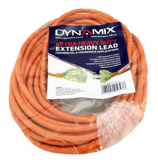 Dynamix 25m Extra Heavy Duty Power Extension Lead Cable | Elive NZ
