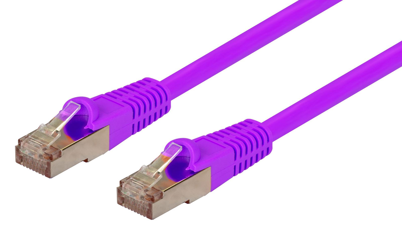 Dynamix 7.5M Purple Cat6A STP 10G Patch Lead PLP-AUGS-7H | Elive NZ