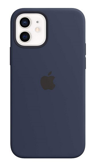 Apple Iphone 12 12 Pro Silicone Case With Magsafe Deep Navy Elive Nz