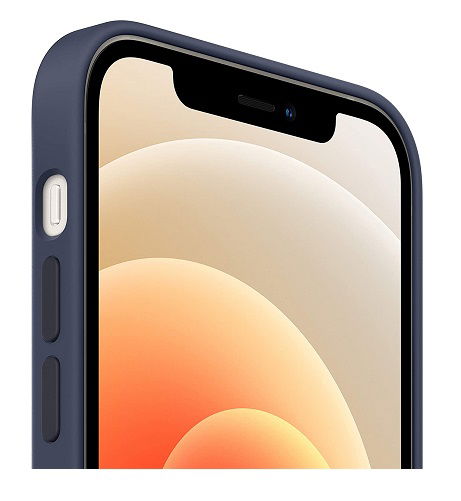 Apple Iphone 12 12 Pro Silicone Case With Magsafe Deep Navy Elive Nz