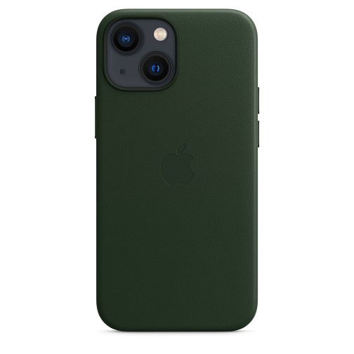 Apple Leather Case With Magsafe For Iphone 13 Mini Sequoia Green Elive Nz