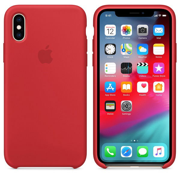 Apple Silicone Case For Iphone Xs Product Red Elive Nz