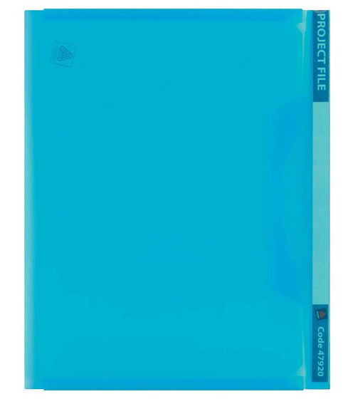 Avery A4 Transparent Plastic Project File Blue | Elive NZ