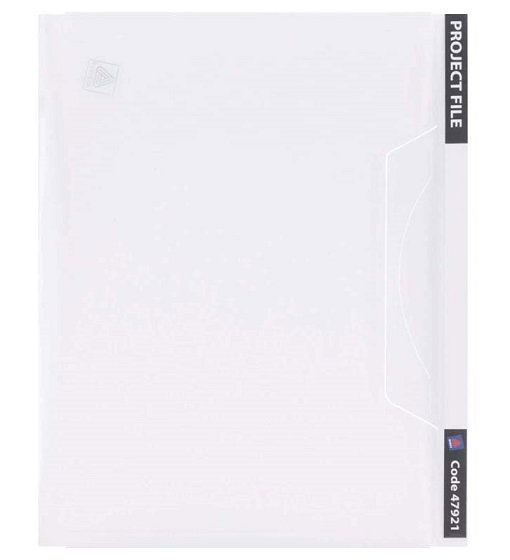 Avery A4 Transparent Plastic Project File Clear | Elive NZ