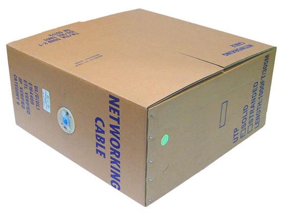 Dynamix 100M SOLID Cat 6 Cable on a Roll, Ivory Colour, 250 MHz, 24 AWG ...