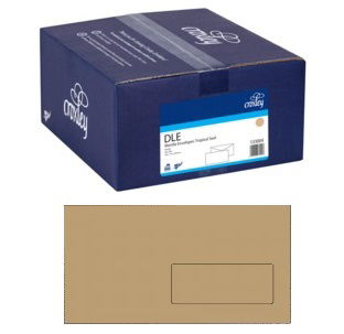 Croxley DLE Window Seal-Easi Manila Envelope - 500 Pack | Elive NZ