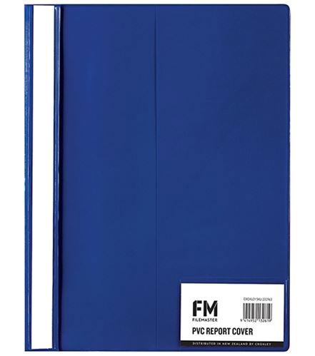 File Master A4 Presentation Report Cover Folder Blue | Elive NZ