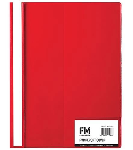 File Master A4 Presentation Report Cover Folder Red | Elive NZ