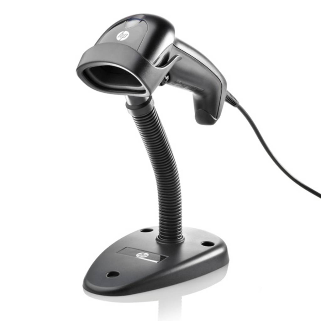 HP Linear Barcode Scanner USB Black - Includes Stand | Elive NZ