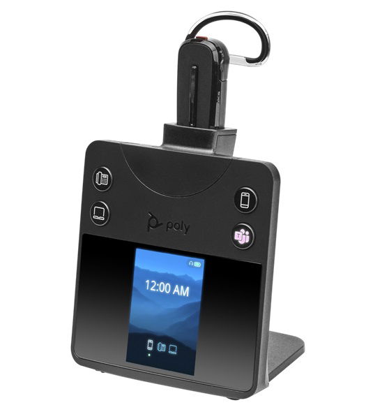 HP Poly Savi 8445 Office DECT Bluetooth Wireless Headset MS Teams ...