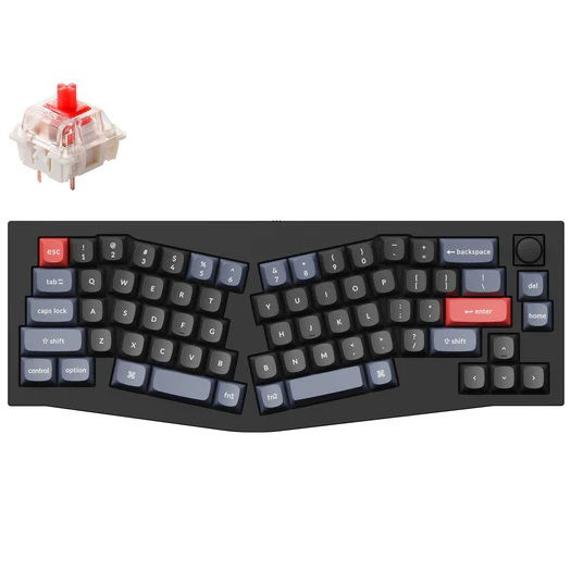 Keychron Q8 65% Red Switch RGB Wired Mechanical Keyboard Black | Elive NZ