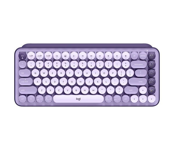 Logitech POP Keys Wireless Keyboard Lavender 920-011227 | Elive NZ