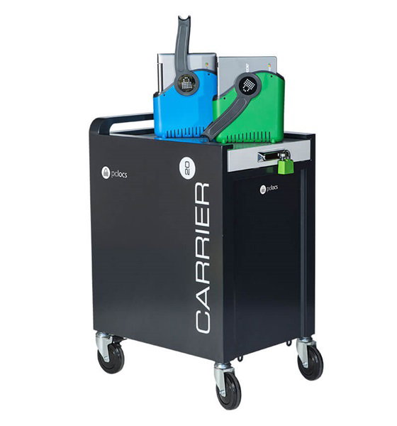 PcLocs Carrier 20 Charging Trolley for Tablets & Laptops | Elive NZ