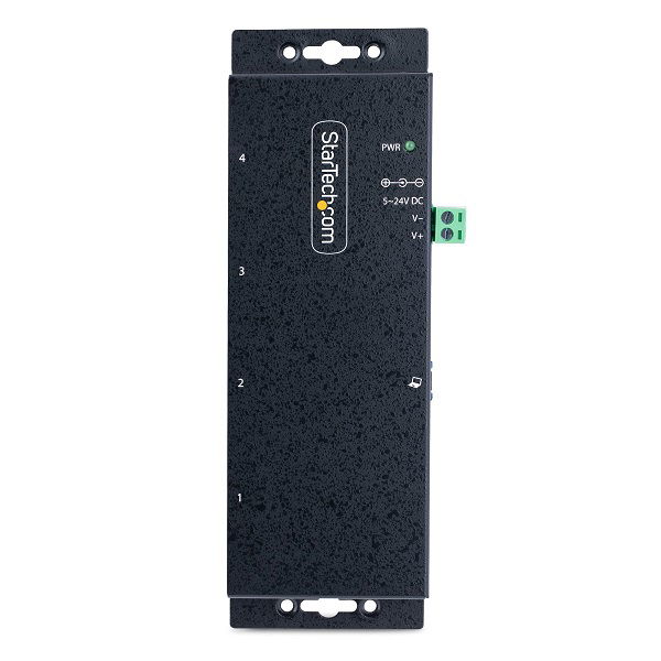 StarTech 4-Port Industrial USB-A Hub Black | Elive NZ StarTech 4-Port Industrial USB-A Hub Black | Elive NZ