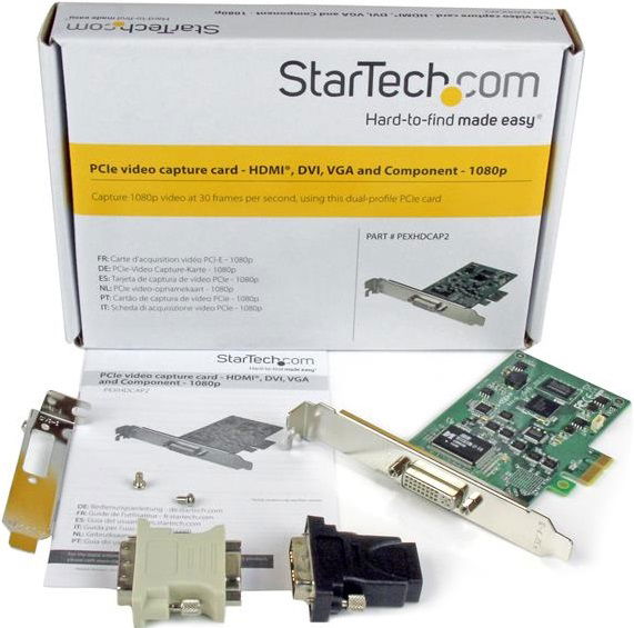 Startech High-Definition PCIe Capture Card PEXHDCAP2 | Elive NZ Startech High-Definition PCIe Capture Card PEXHDCAP2 | Elive NZ