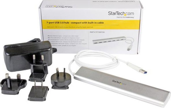 Startech 7-Port Compact USB 3 Hub ST73007UA | Elive NZ Startech 7-Port Compact USB 3 Hub ST73007UA | Elive NZ