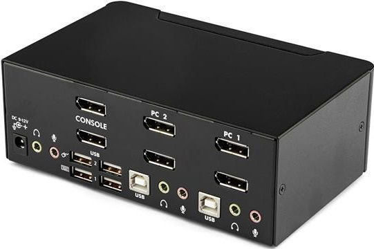 StarTech 2 Port 4K DisplayPort Dual-Monitor KVM SV231DPDDUA2 | Elive NZ StarTech 2 Port 4K DisplayPort Dual-Monitor KVM SV231DPDDUA2 | Elive NZ