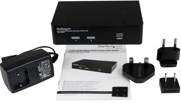 StarTech 2-Port USB HDMI KVM Switch SV231HDMIUA | Elive NZ StarTech 2-Port USB HDMI KVM Switch SV231HDMIUA | Elive NZ