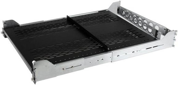StarTech 2U Vented Sliding Rack Shelf UNISLDSHF192 | Elive NZ StarTech 2U Vented Sliding Rack Shelf UNISLDSHF192 | Elive NZ