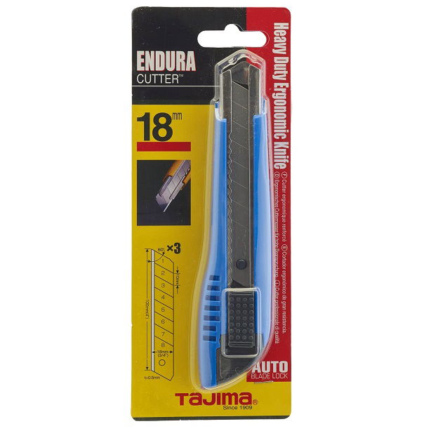 Tajima LC500 18mm Slide Lock Cutter Carded Blue | Elive NZ