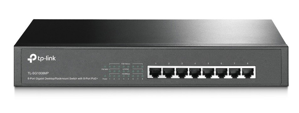 TP-Link SG1008MP 8 Port Gigabit Desktop/Rackmount Switch | Elive NZ