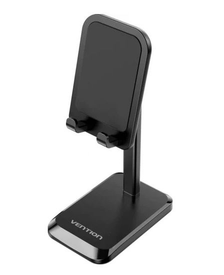 Vention Height Adjustable Desktop Phone Stand Black KCQB0 | Elive NZ