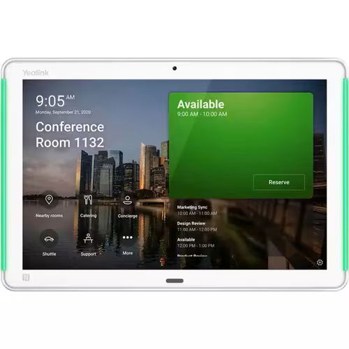 Yealink RoomPanel Plus 10.1" Meeting Room Scheduling Panel | Elive NZ